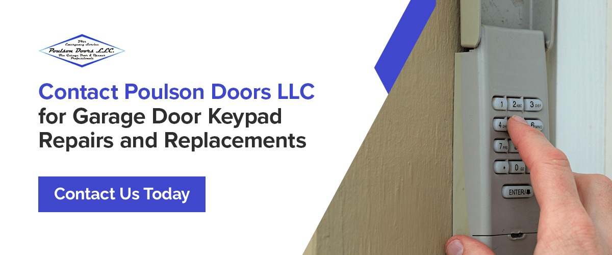 How to Reprogram a Garage Door Keypad | Poulson Doors